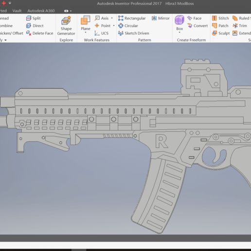 Download free STL file HBRA3 + Man-o-war Cardinal • 3D printable design ...